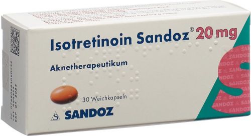 Isotretinoin Sandoz Solucaps 20mg 30 Stück in der Adler Apotheke