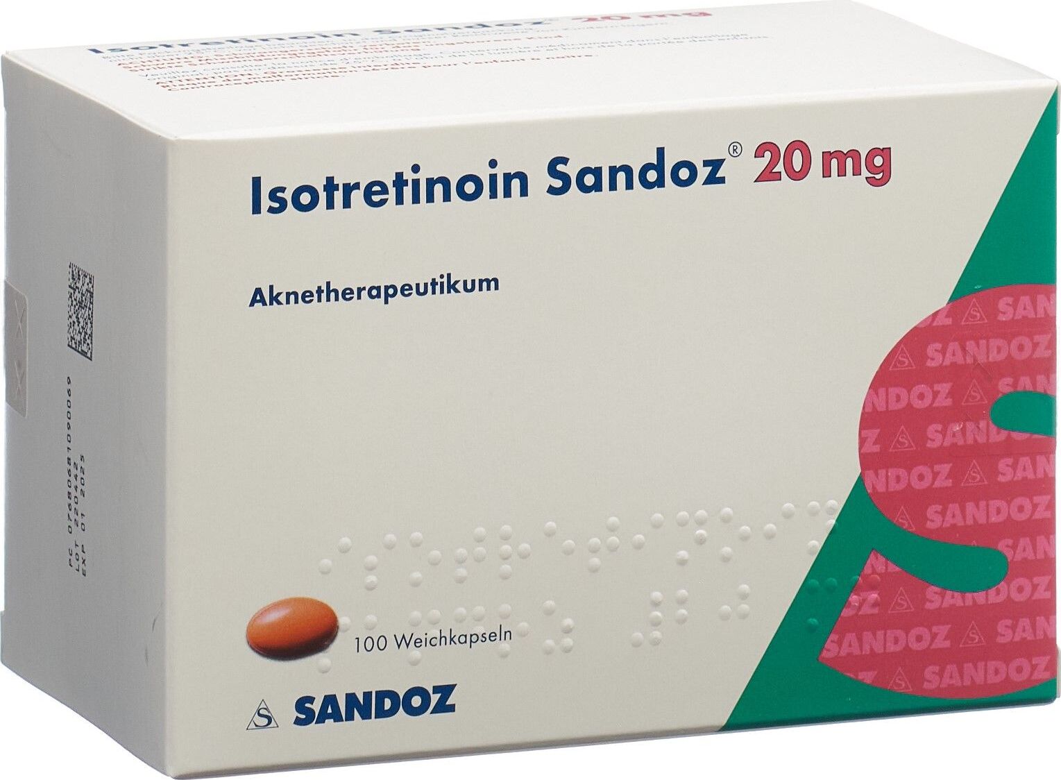 Isotretinoin Sandoz Solucaps 20mg 100 Stück in der Adler Apotheke