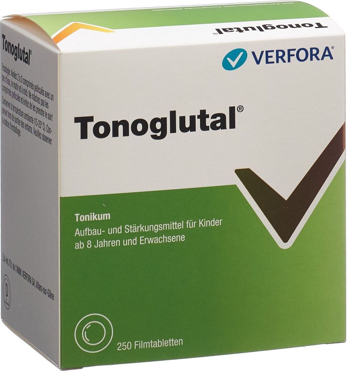 Tonoglutal Filmtabletten 250 Stück in der Adler Apotheke