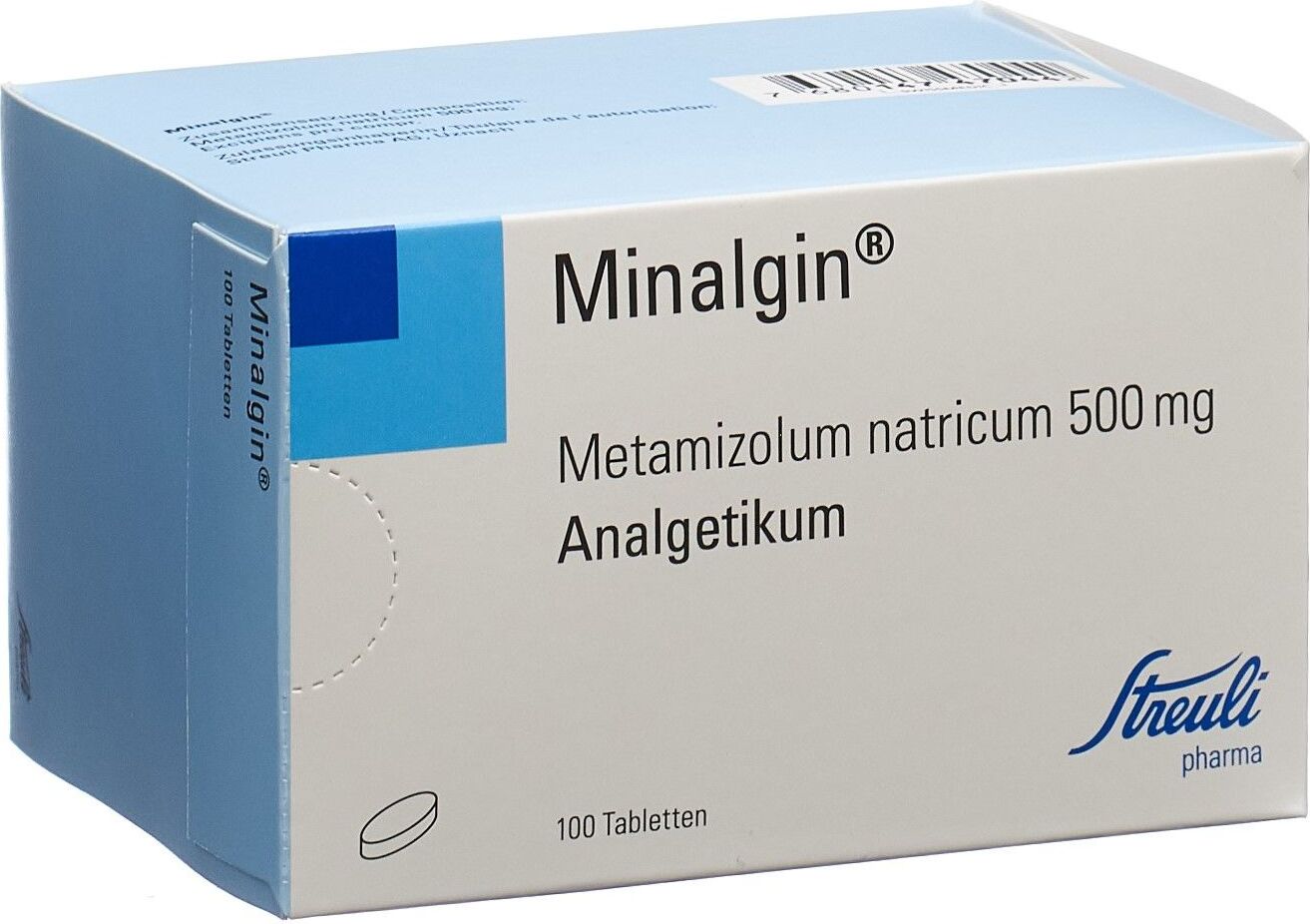 Minalgin Tabletten 500mg Oval 100 Stück in der Adler Apotheke