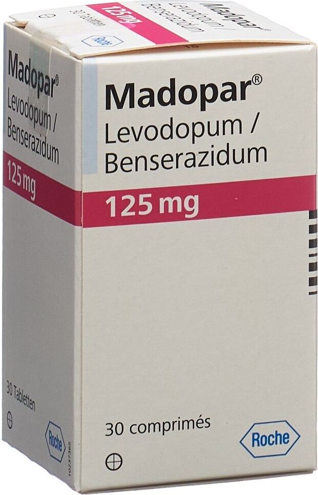 Madopar 125 Tabletten 125mg 30 Stück in der Adler Apotheke