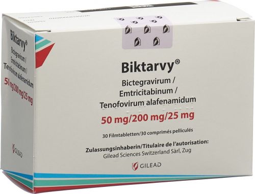 Biktarvy Filmtabletten 50/200/25mg 30 Stück in der Adler Apotheke