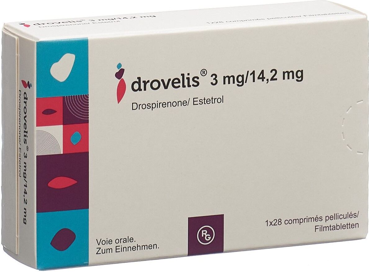 Drovelis Filmtabletten 3mg/14.2mg 28 Stück in der Adler Apotheke