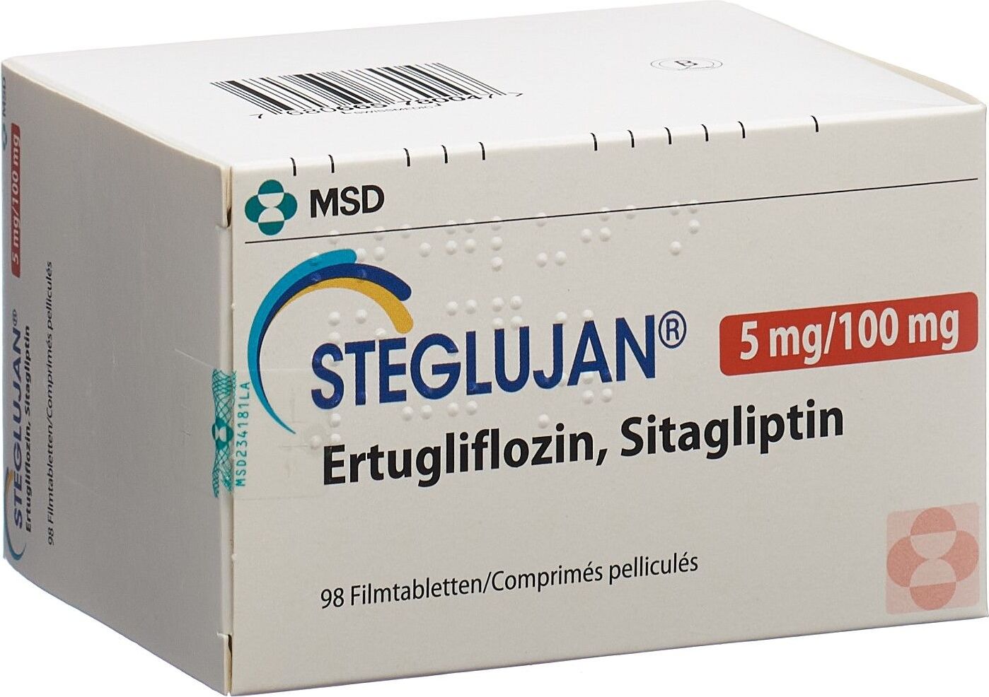 Steglujan Filmtabletten 5mg/100mg 98 Stück in der Adler Apotheke