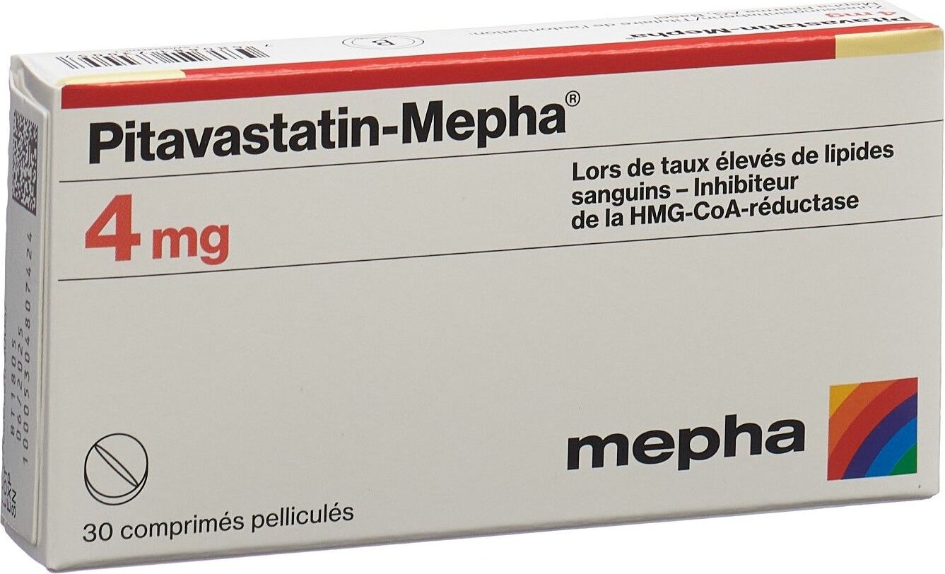 Pitavastatin Mepha Filmtabletten 4mg 30 Stück in der Adler Apotheke