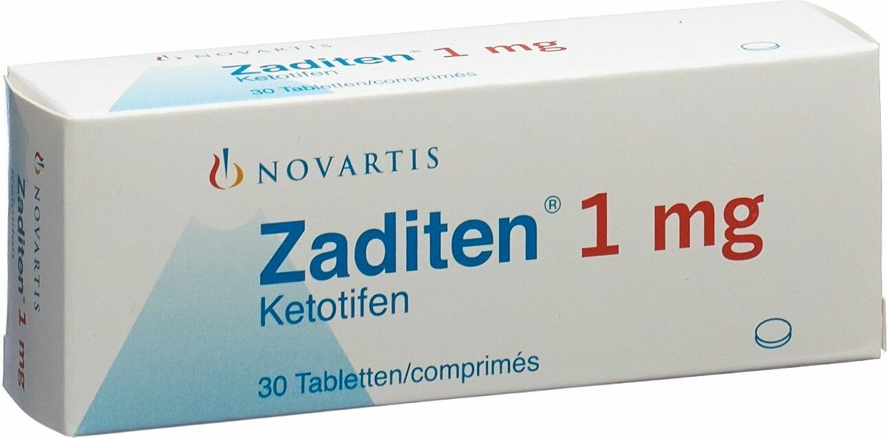 Zaditen Tabletten 1mg 30 Stück in der Adler Apotheke