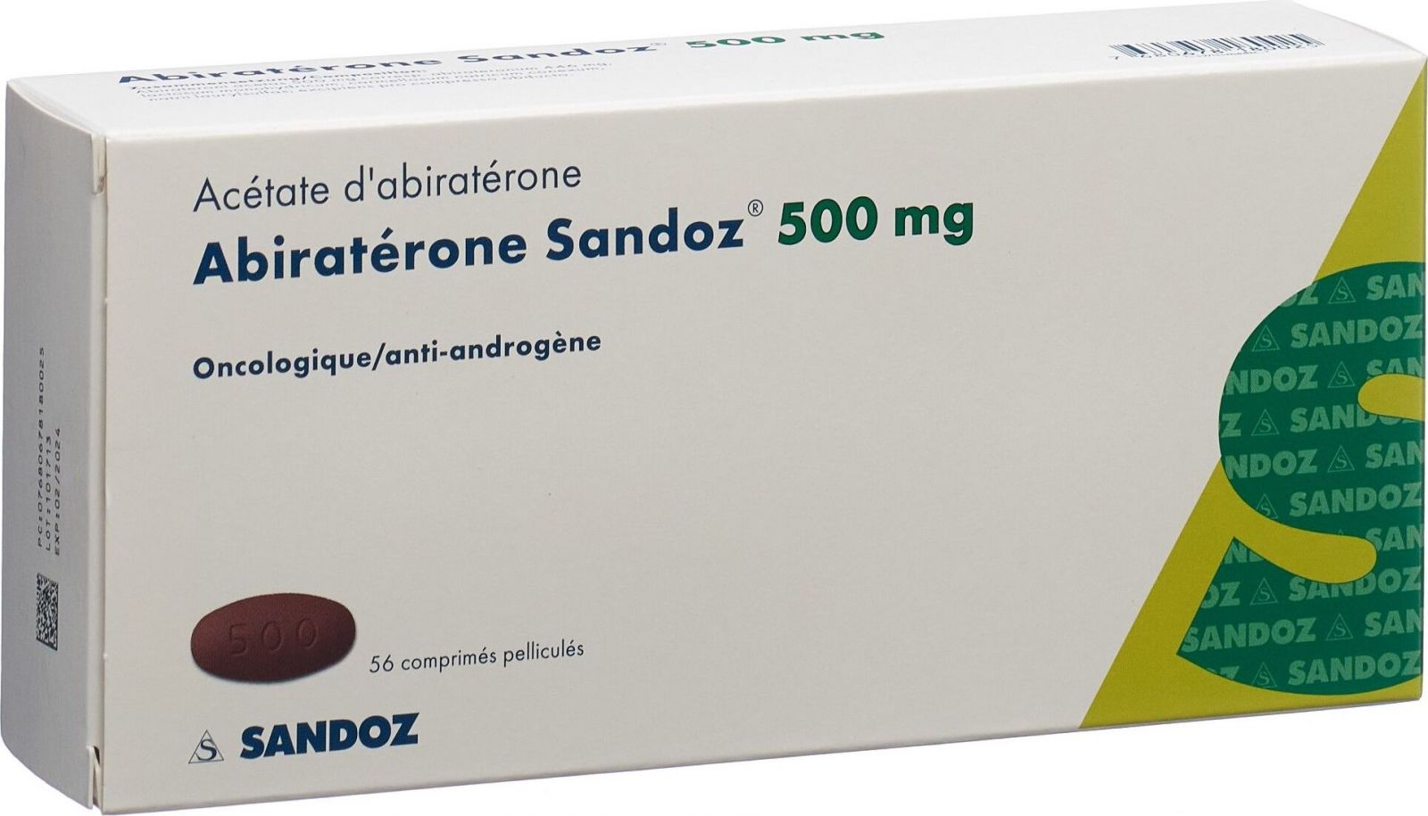 Abirateron Sandoz Filmtabletten 500mg 56 Stück in der Adler Apotheke