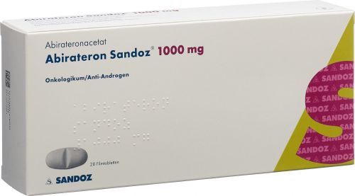 Abirateron Sandoz Filmtabletten 1000mg 28 Stück in der Adler Apotheke