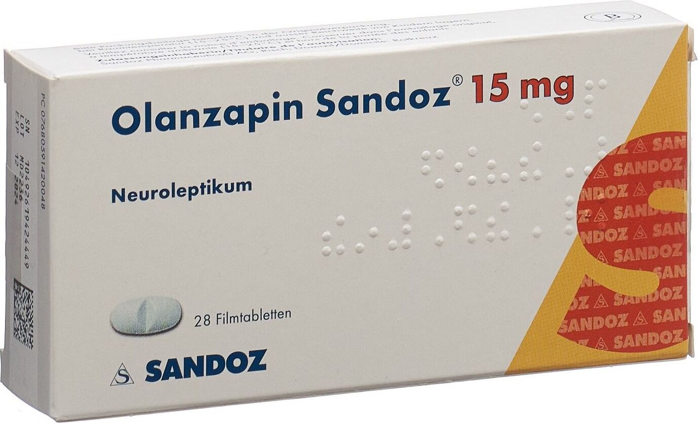 Olanzapin Sandoz Filmtabletten 15mg 28 Stück in der Adler Apotheke