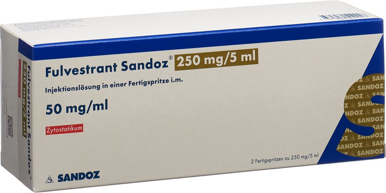 Fulvestrant Sandoz 250mg/5ml i.m. 2 Fertigspritzen 5ml in der Adler ...