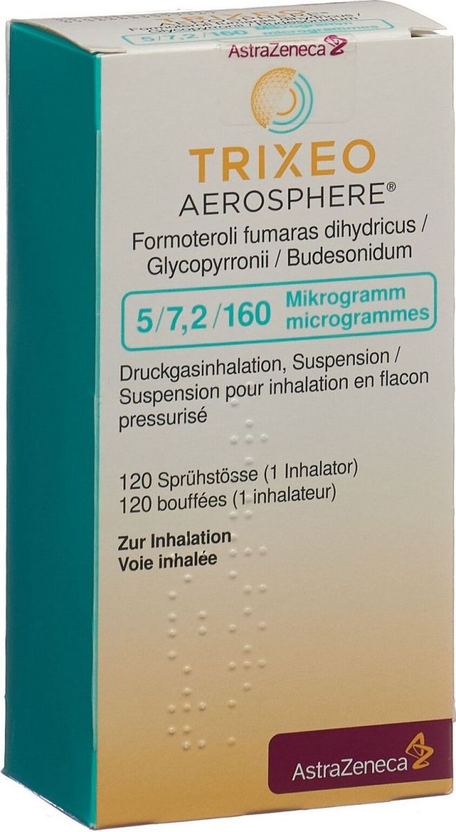 Trixeo Aerosphere 5/7.2/160 Mcg 120 Dos in der Adler Apotheke