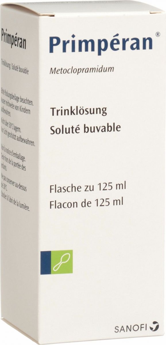Primperan Lösung 1mg/ml Flasche 125ml in der Adler Apotheke
