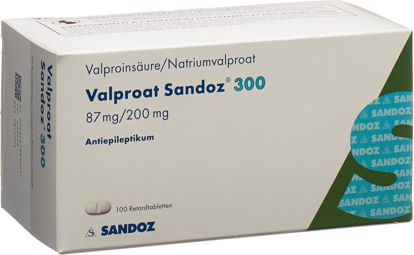 Valproat Sandoz Retard Tabletten 300mg 100 Stück in der Adler Apotheke