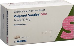 Valproate Chrono Sanofi Filmtabletten 500mg 60 Stück in der Adler Apotheke