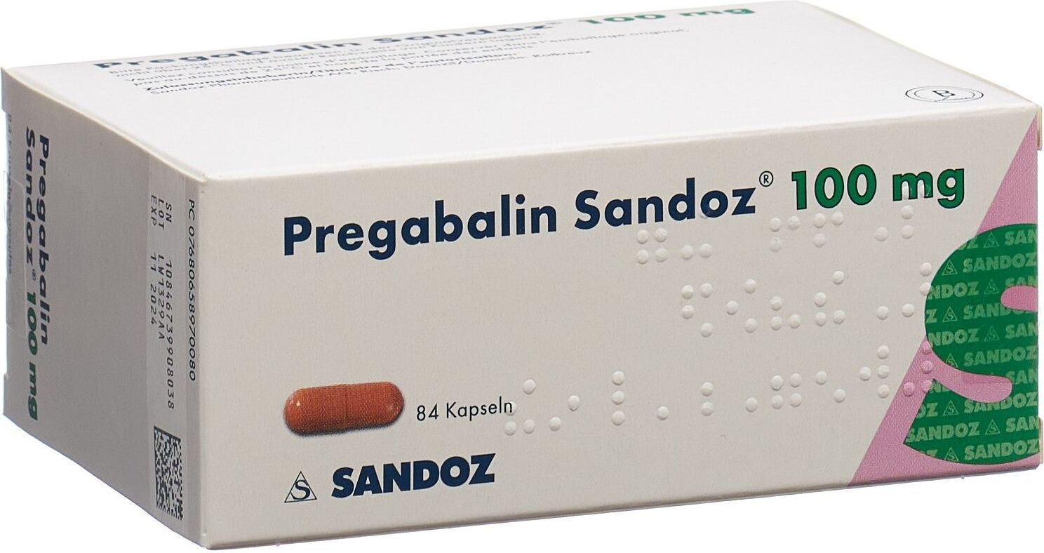 Pregabalin Sandoz Kapseln 100mg 84 Stück in der Adler Apotheke