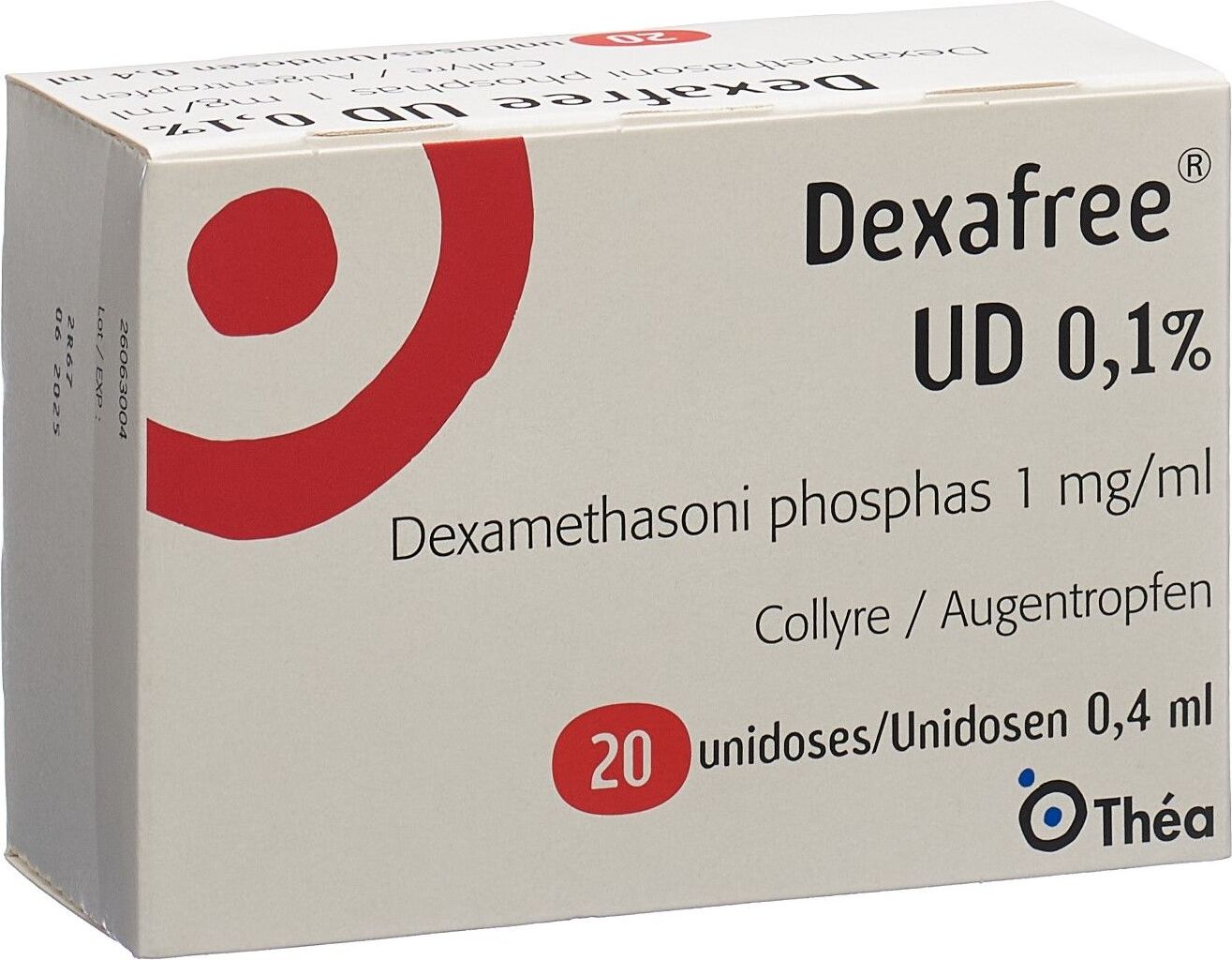 Dexafree UD Augentropfen 0.1% 20 Monodosis 0.4ml in der Adler Apotheke