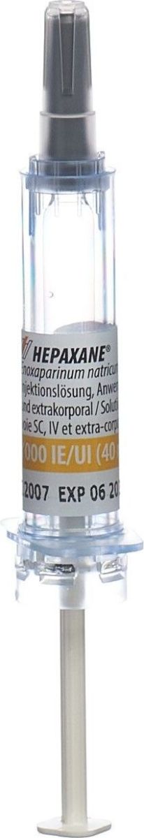 Hepaxane Injektionslösung 40mg/0.4ml Fertigspritze 10 Stück in der ...