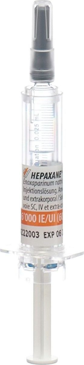 Hepaxane Injektionslösung 60mg/0.6ml Fertigspritze 10 Stück in der ...