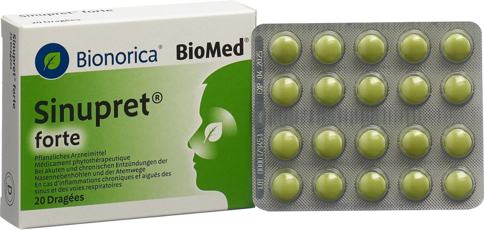 Sinupret Forte Dragees (neu) 20 Stück in der Adler Apotheke