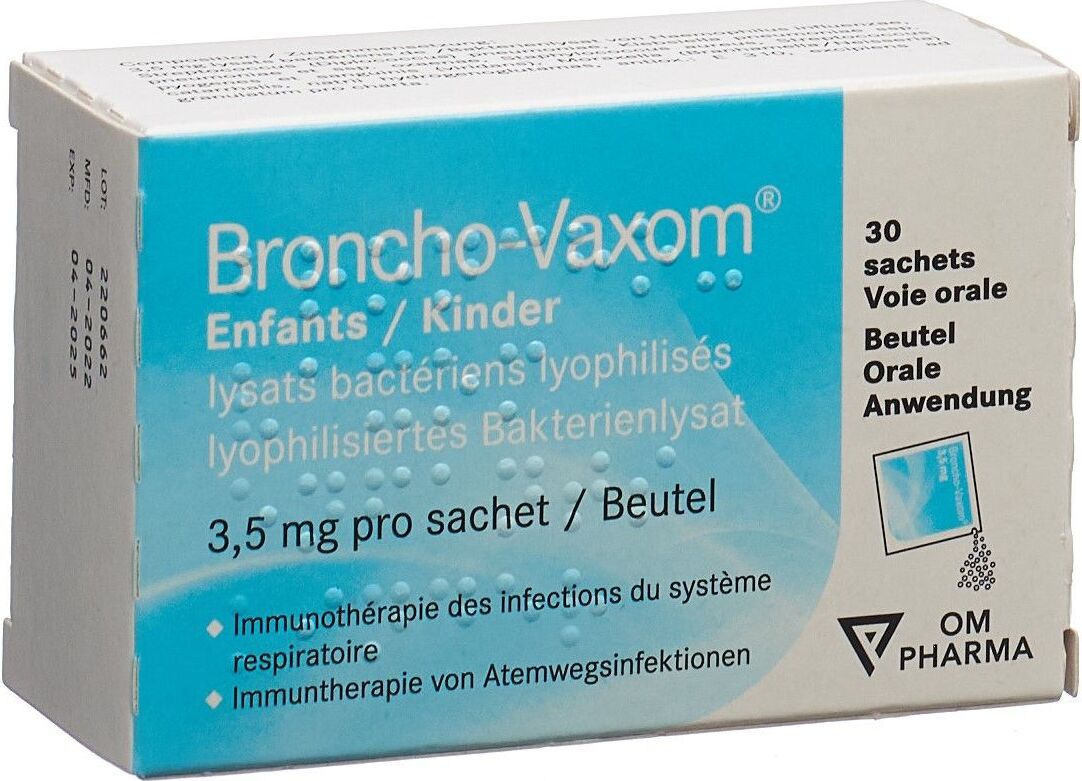 Broncho-vaxom Granulat Kind Beutel 30 Stück in der Adler Apotheke