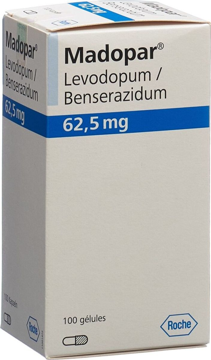 Madopar 62.5 Kapseln 62.5mg 100 Stück in der Adler Apotheke