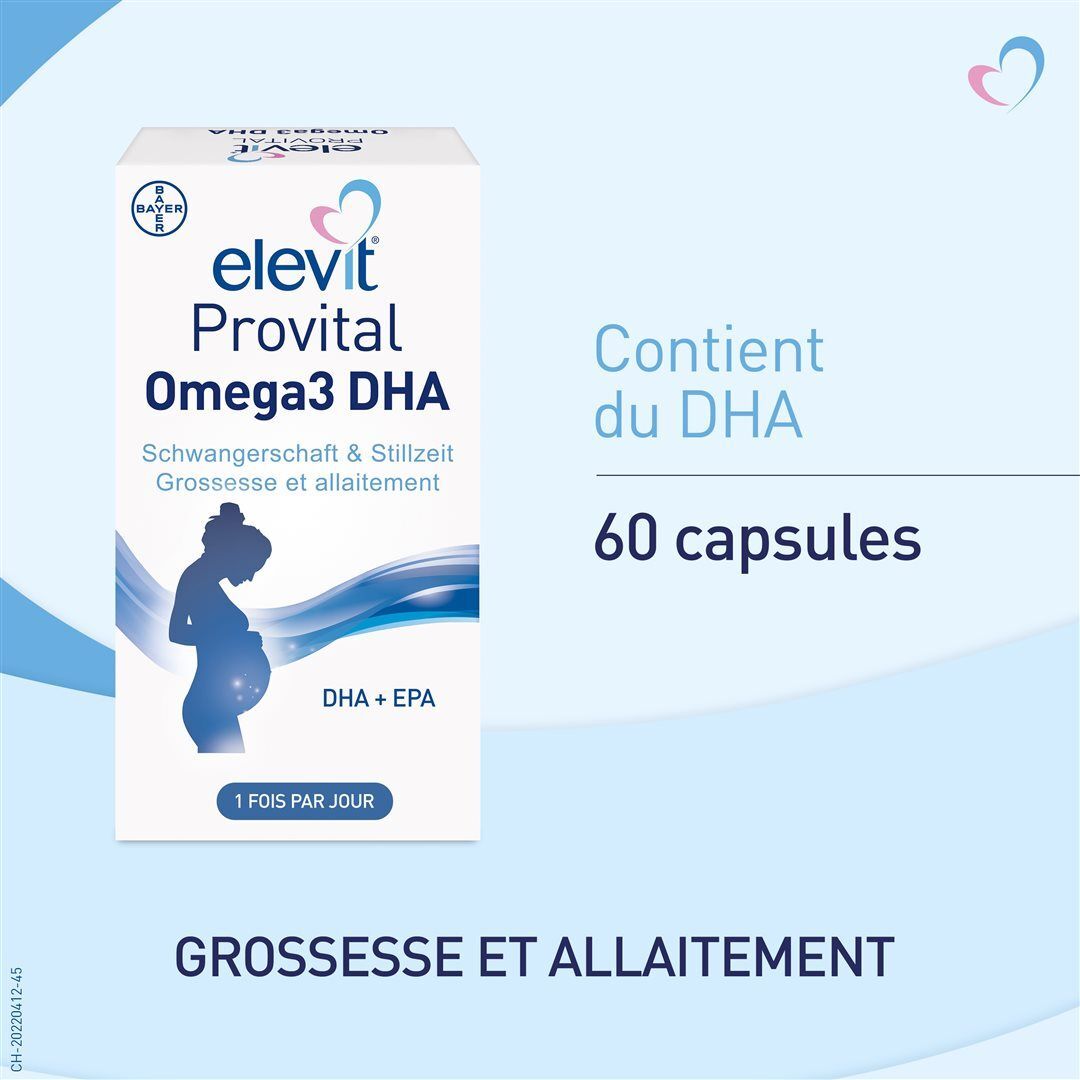 Elevit Omega3 DHA Kapseln 60 Stück in der Adler Apotheke