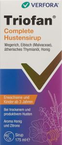Triofan Complete Hustensirup Flasche 175ml in der Adler Apotheke