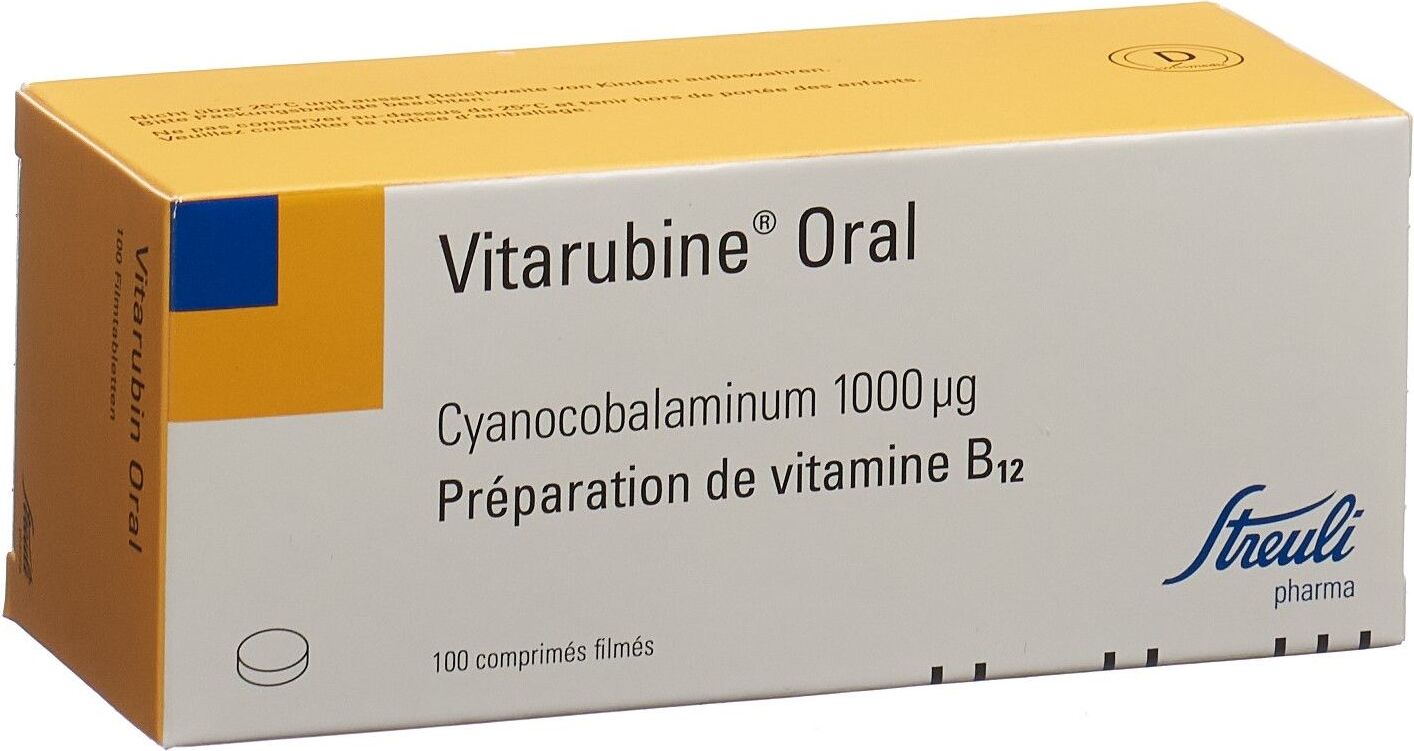 Vitarubin Oral Filmtabletten 1000mcg 100 Stück in der Adler Apotheke