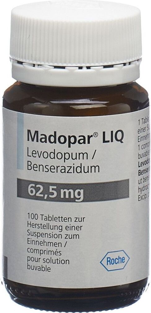 Madopar Liquid Tabletten 62.5mg 100 Stück in der Adler Apotheke