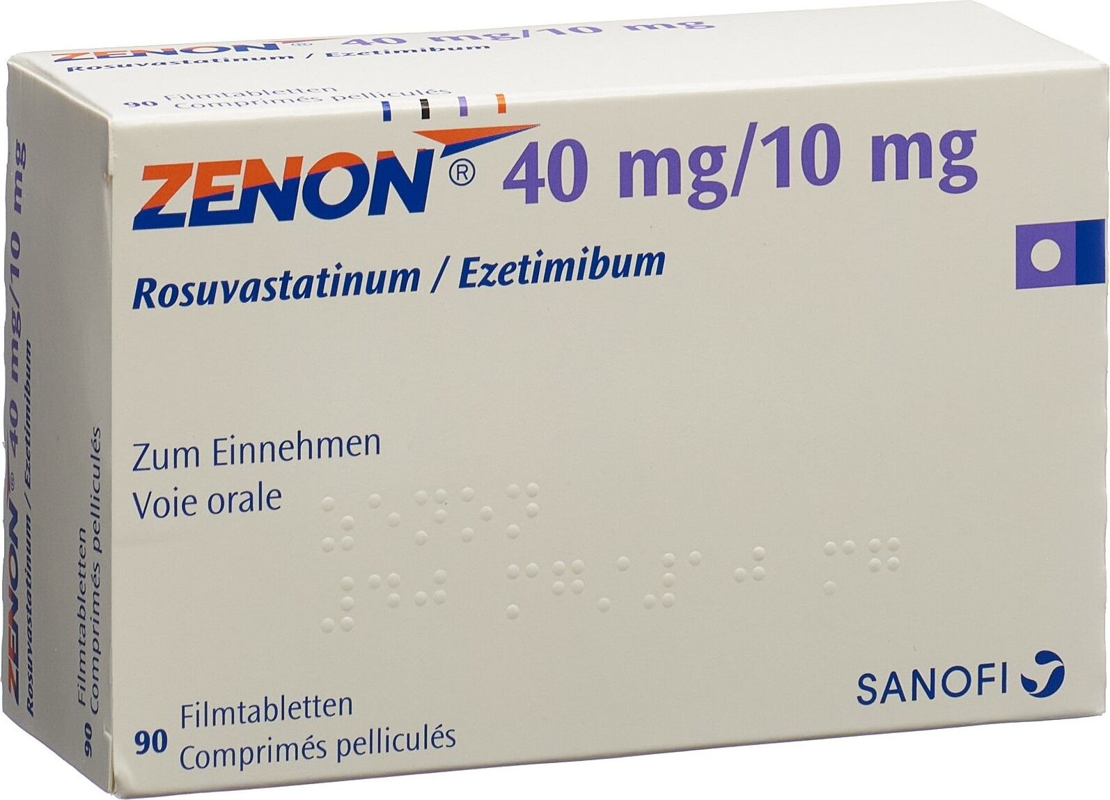Zenon Filmtabletten 40mg/10mg 90 Stück in der Adler Apotheke