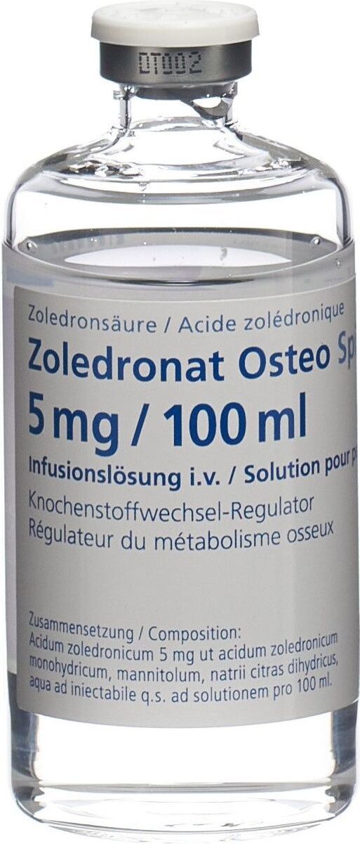 Zoledronat Osteo Spirig HC 5mg/100ml Durchstechflasche in der Adler ...