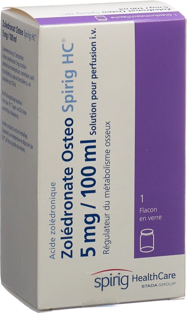 Zoledronat Osteo Spirig HC 5mg/100ml Durchstechflasche in der Adler ...