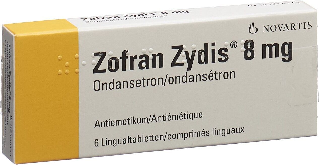 Zofran Zydis Lingual Tabletten 8mg 6 Stück in der Adler Apotheke