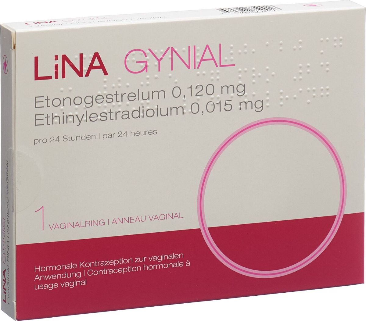 Lina Gynial Vaginalring Beutel in der Adler Apotheke