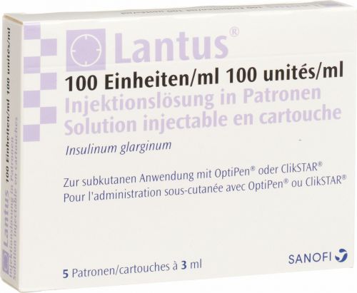 Lantus Injektionslösung für Clikstar/optipen 5 Ampullen 3ml in der ...