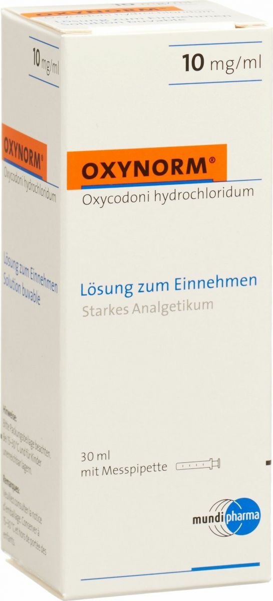 Oxynorm Tropfen 10mg/ml Flasche 30ml in der Adler Apotheke