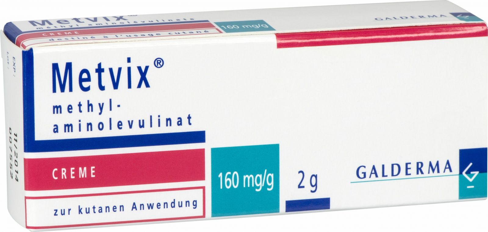 Metvix Creme Tube 2g in der Adler Apotheke