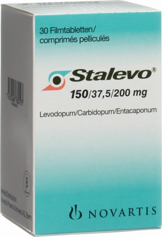 Stalevo Filmtabletten 150/37.5/200mg 30 Stück in der Adler Apotheke