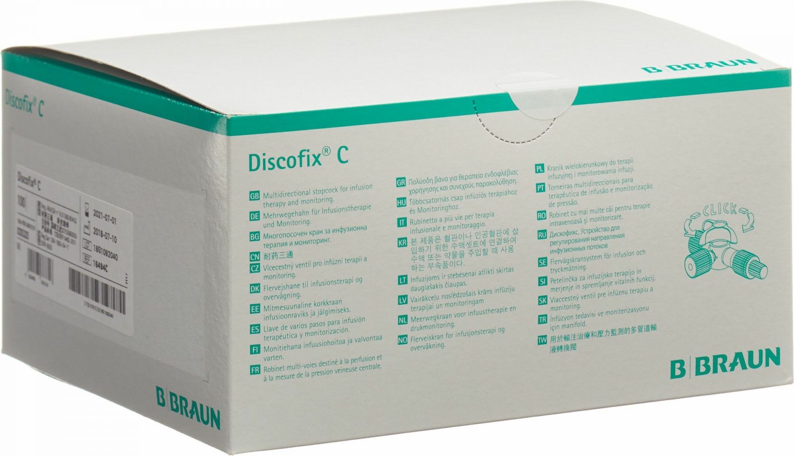 Discofix C 3 Blau 100 Stück in der Adler Apotheke