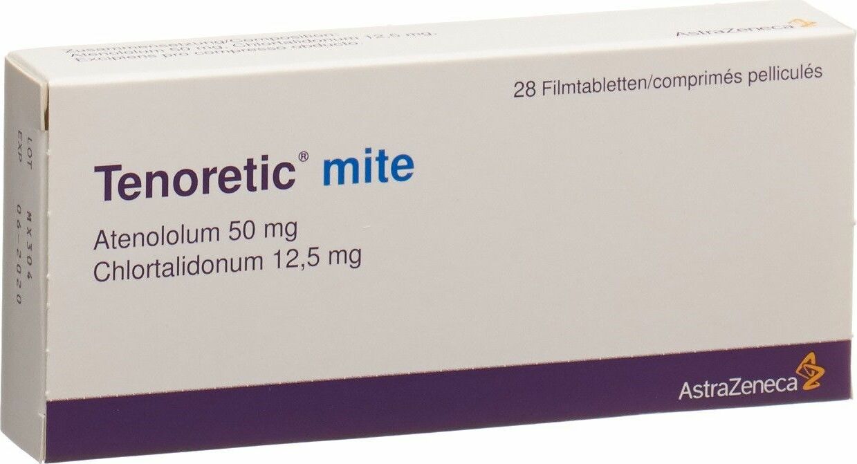Tenoretic Mite Tabletten 50/12.5 28 Stück in der Adler Apotheke