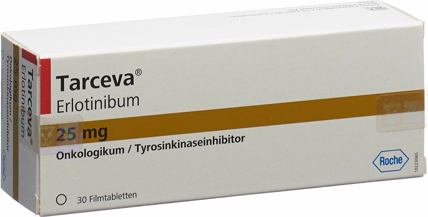 Tarceva Filmtabletten 25mg 30 Stück in der Adler Apotheke