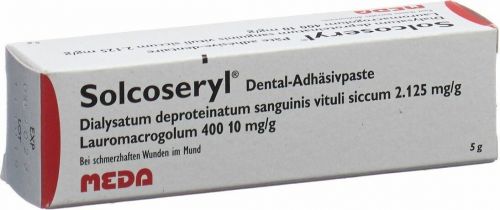 Solcoseryl Dental Adhaesivpaste 5g in der Adler Apotheke