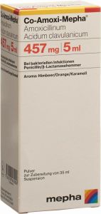 Co-amoxicillin Sandoz 457mg Pulver Suspension (neu) 35ml in der Adler ...
