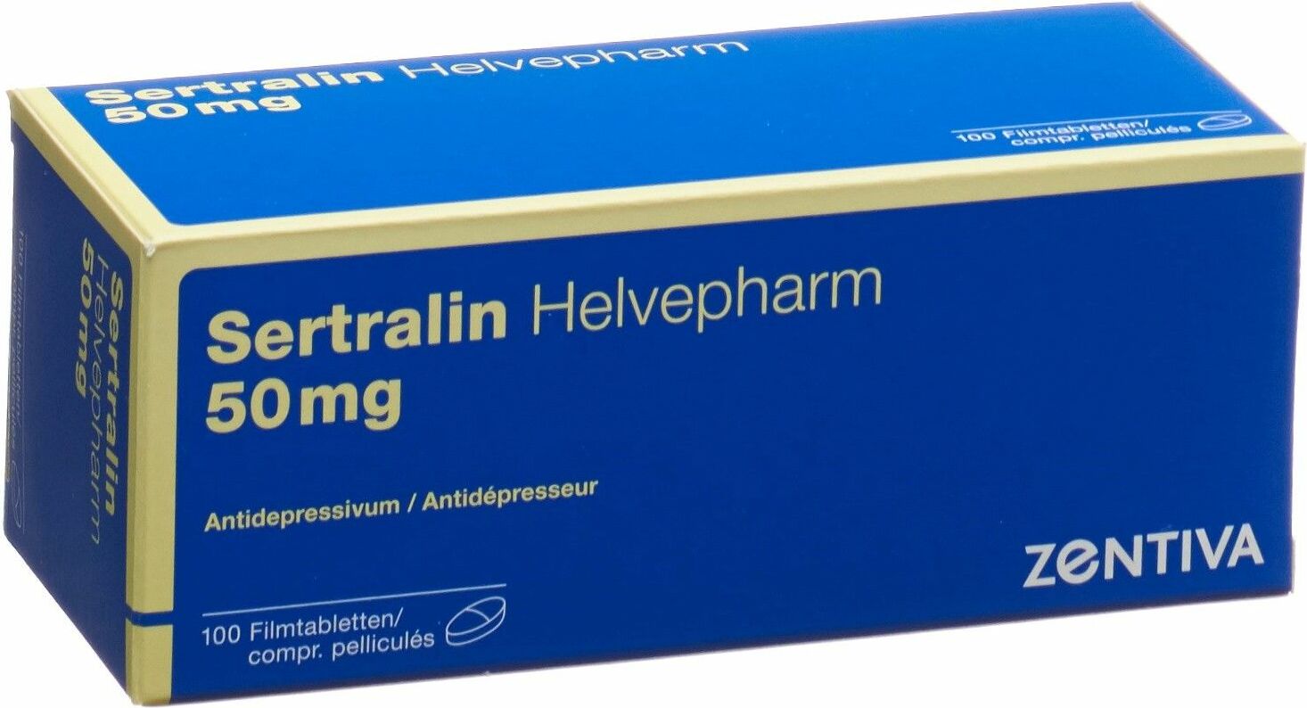 Sertralin Helvepharm Filmtabletten 50mg 100 Stück in der Adler Apotheke