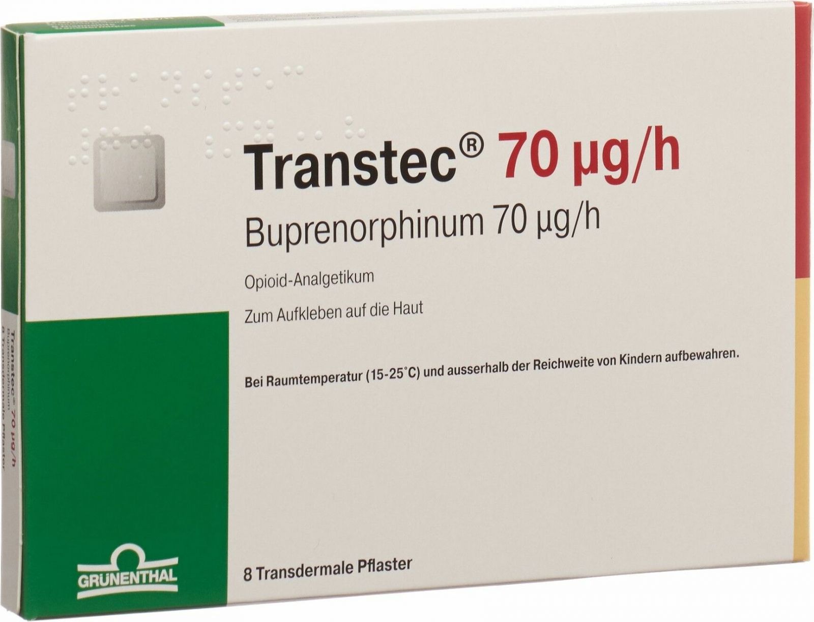 Transtec Matrixpfl 70 Mcg/h 8 Stück in der Adler Apotheke