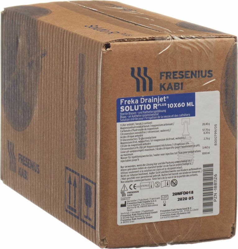 Solutio R Katheterspülung 10x 60ml in der Adler Apotheke