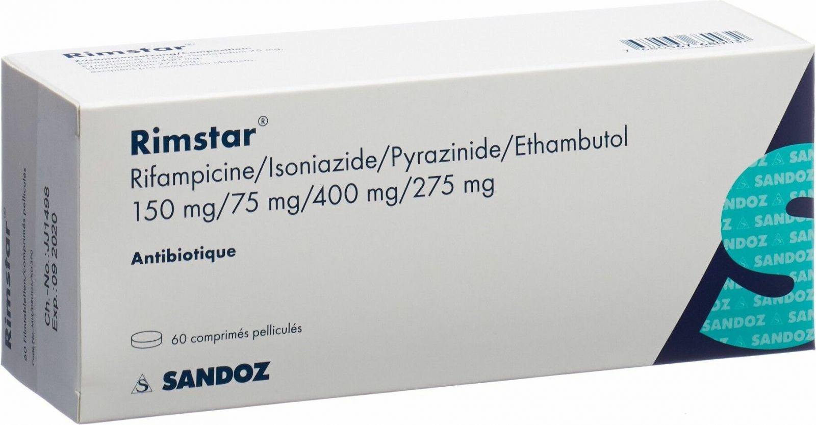 Rimstar Filmtabletten 150/75/400/275 60 Stück in der Adler Apotheke