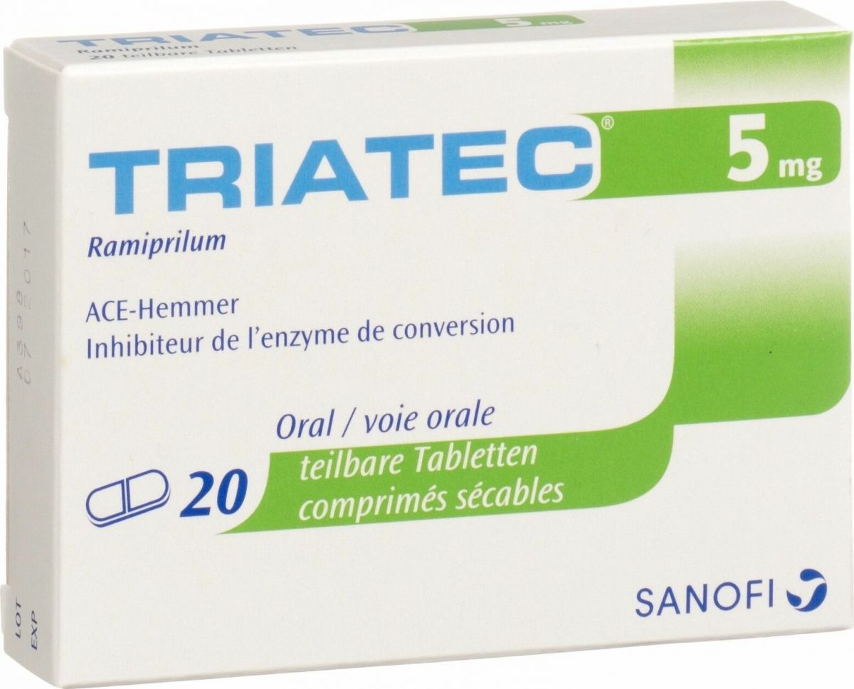 Triatec 5 Tabletten 5mg 20 Stück in der Adler Apotheke