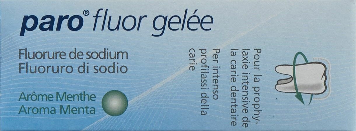 Paro Fluor Gelée Natriumfluorid Mint 25g in der Adler Apotheke