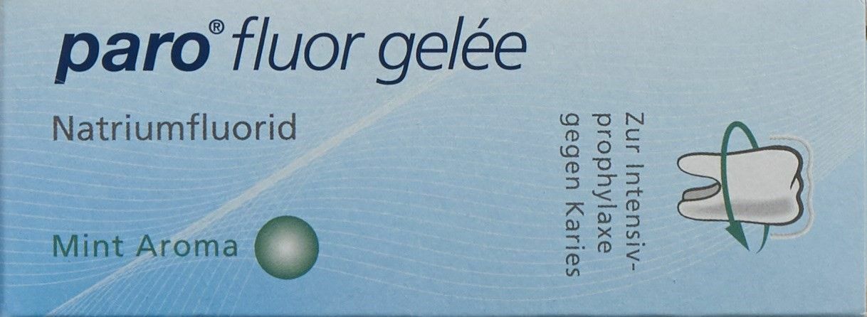 Paro Fluor Gelée Natriumfluorid Mint 25g in der Adler Apotheke